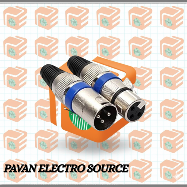 Mic Connector 3 Pin – Male & Female - Pavan Electro Source